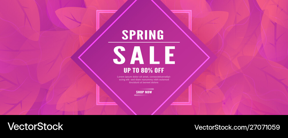 Abstract background for spring season template Vector Image