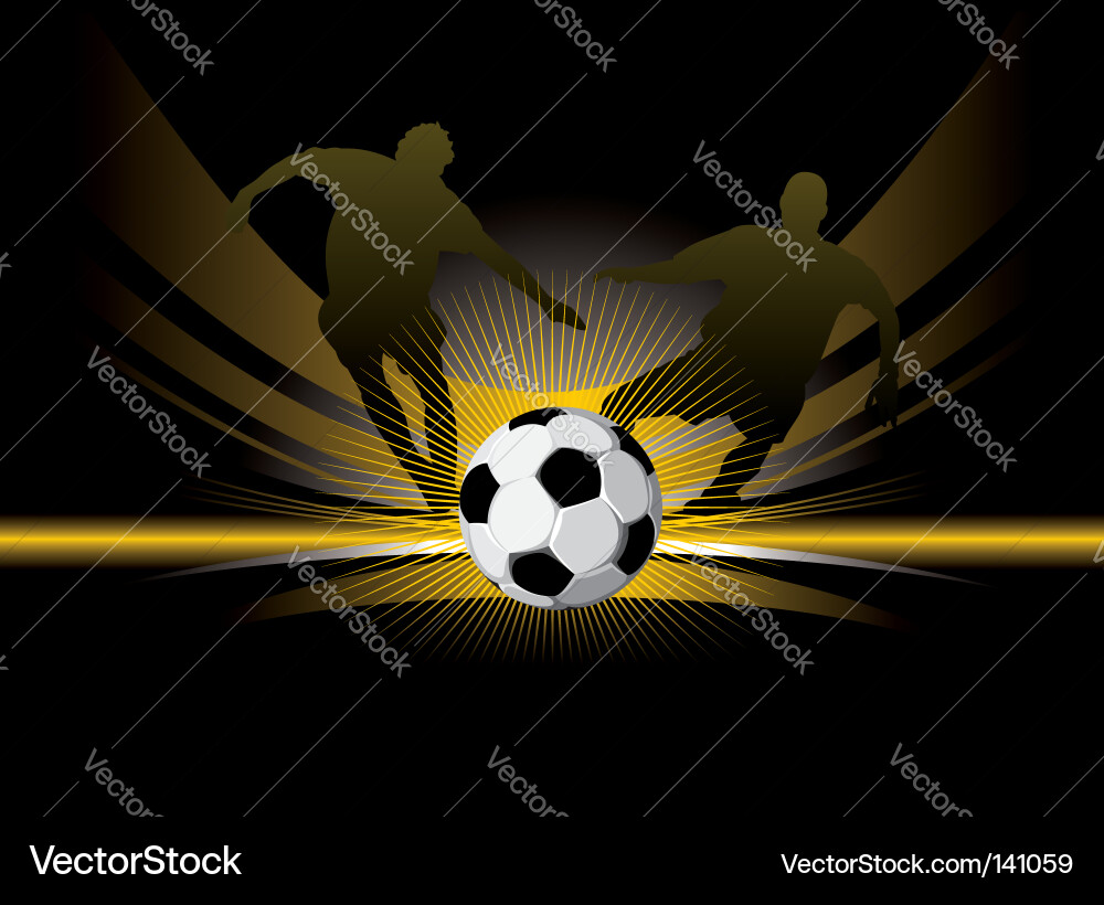 Soccer background Royalty Free Vector Image - VectorStock
