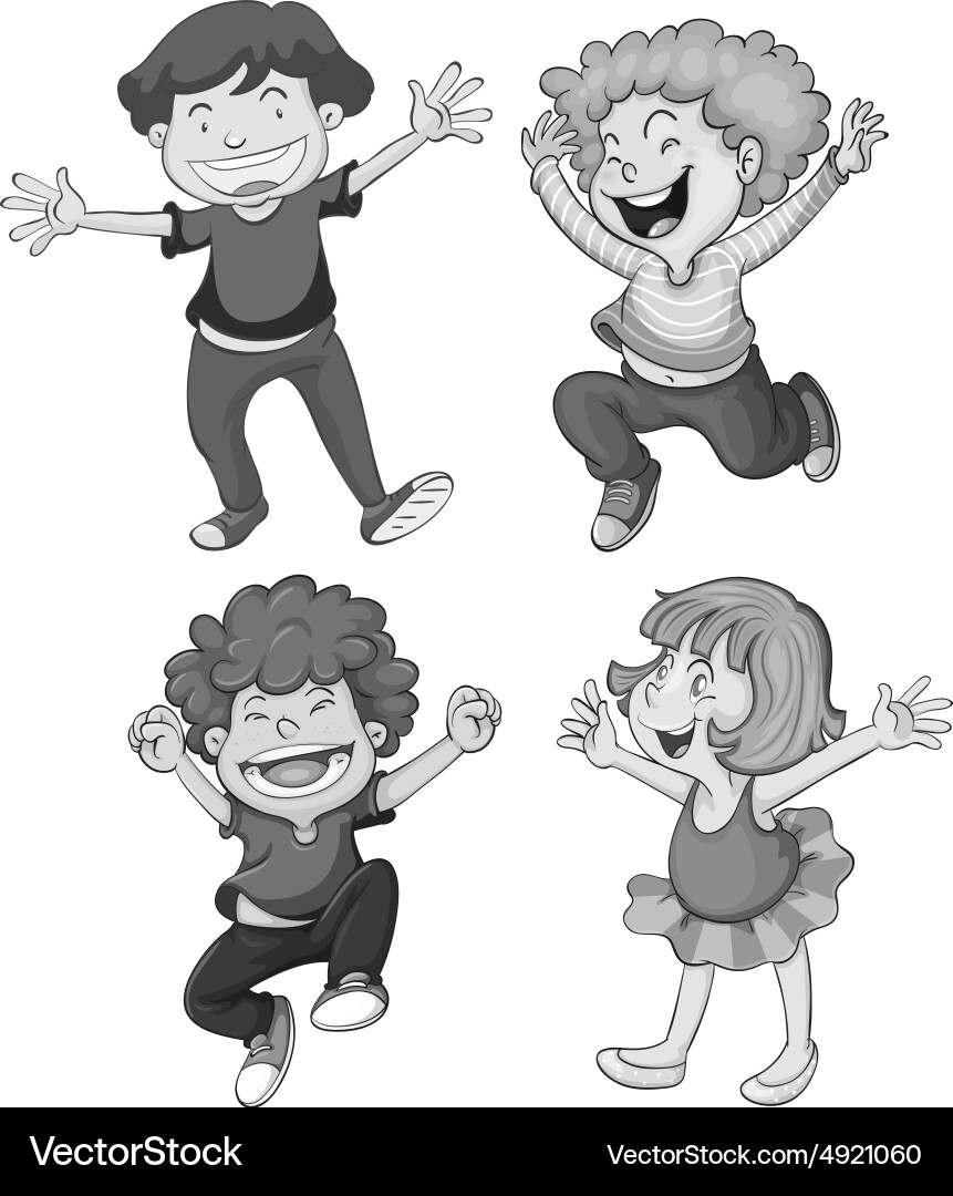 Happy people Royalty Free Vector Image - VectorStock