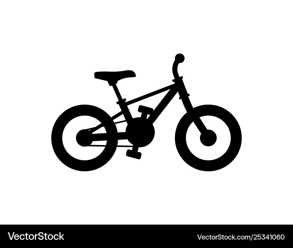 Kids bike Royalty Free Vector Image - VectorStock
