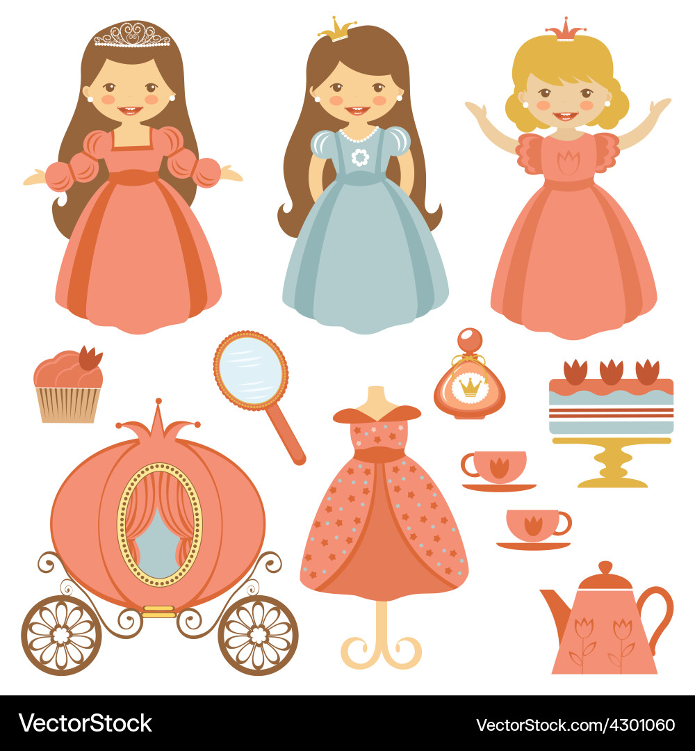 Princess Tea Party Clipart