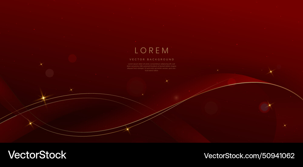 Abstract curved red shape on background Royalty Free Vector