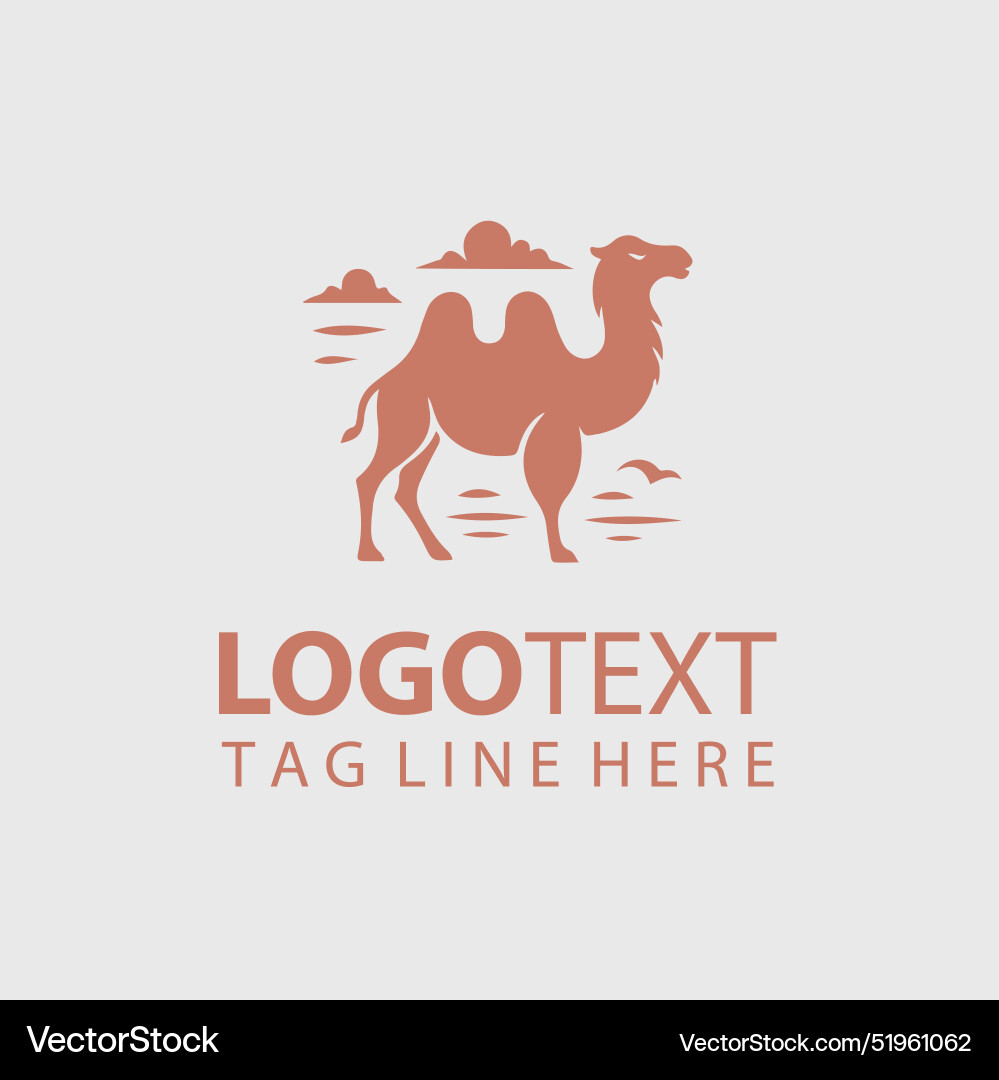 Camel logo Royalty Free Vector Image - VectorStock