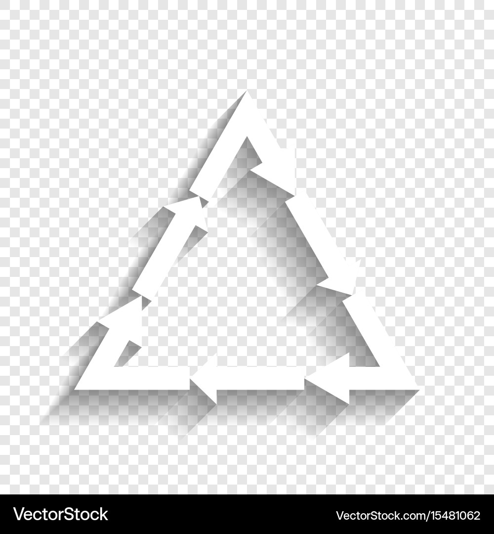 Plastic recycling symbol pvc 3 Royalty Free Vector Image