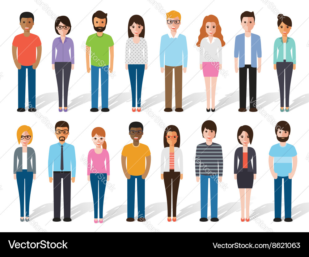 People icon Royalty Free Vector Image - VectorStock
