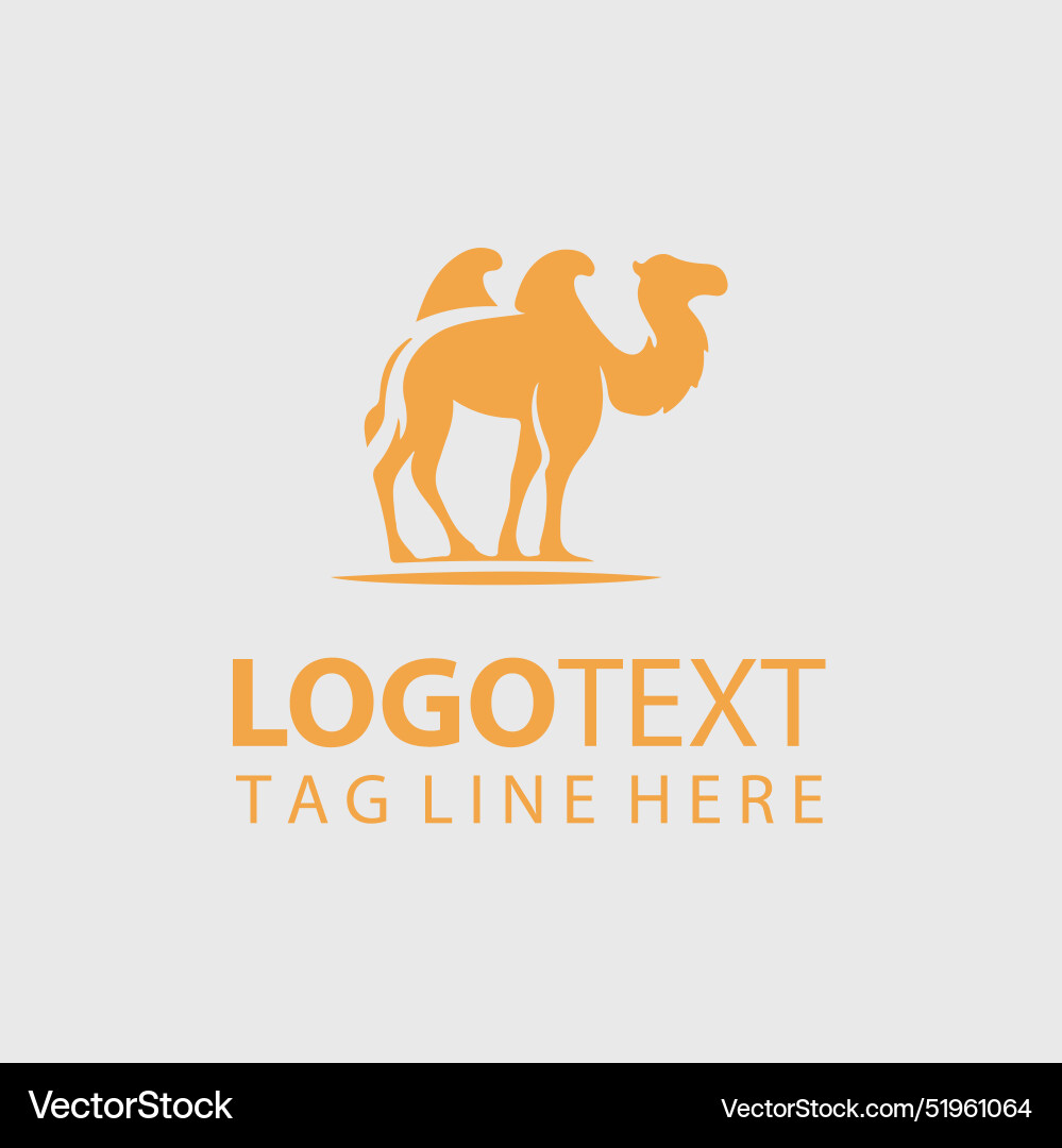Camel logo Royalty Free Vector Image - VectorStock