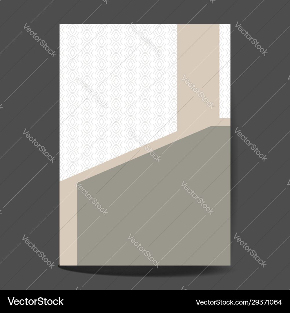 Ornament pattern page cover layouts for wedding Vector Image