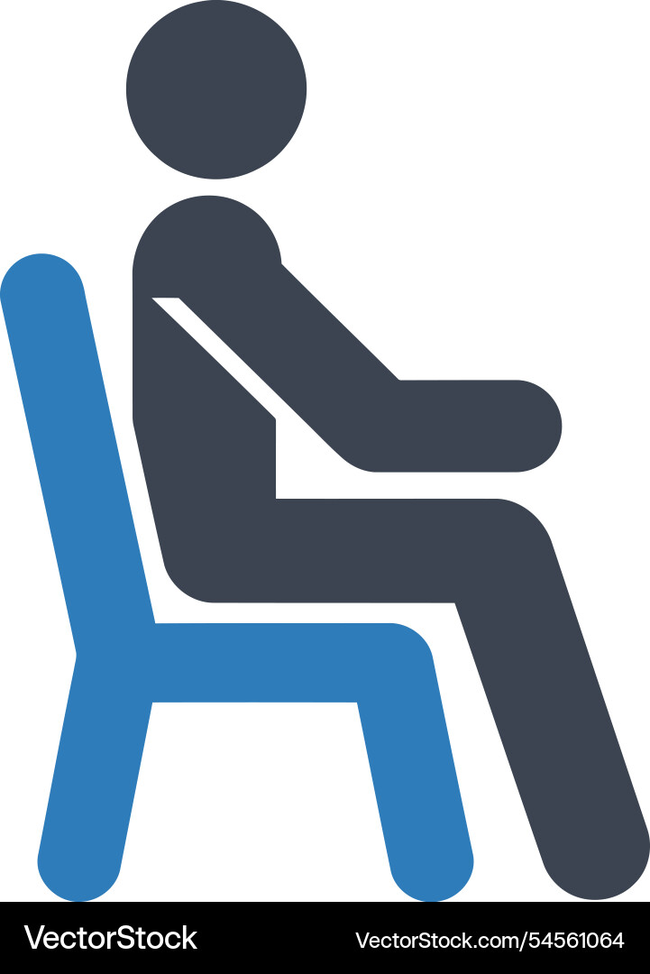 Seat rest position icon – Royalty-Free Vector | VectorStock