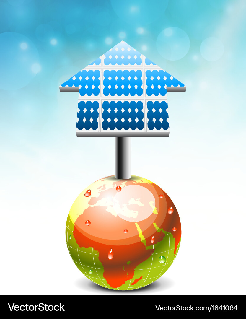 Solar panel Royalty Free Vector Image - VectorStock