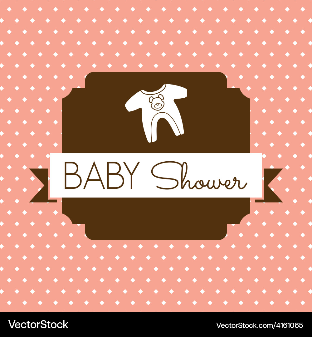 Bebi shower1 resize Royalty Free Vector Image - VectorStock