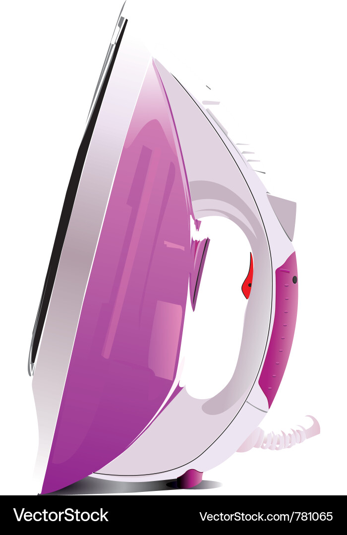 Modern iron Royalty Free Vector Image - VectorStock