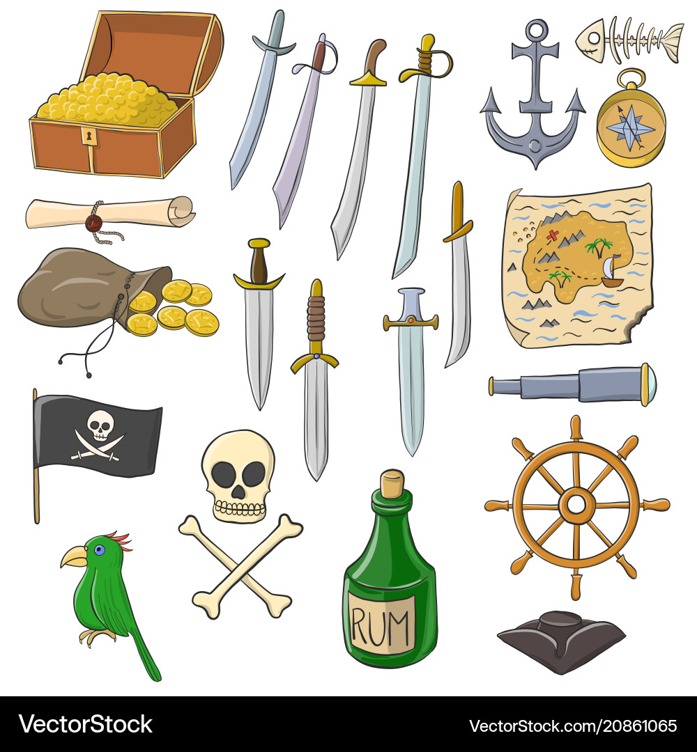 Skull and Rapier Vector Images (20)