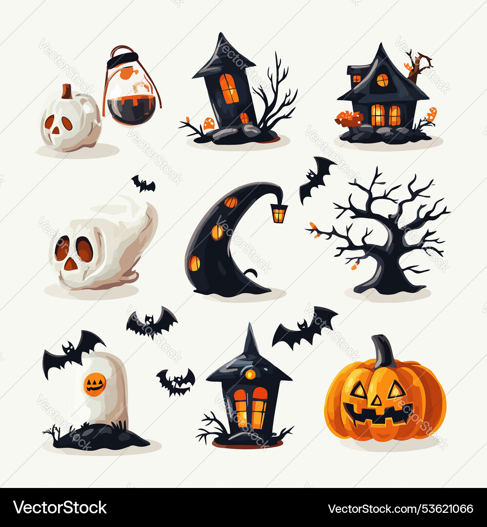 Collection of attractive design elements Vector Image