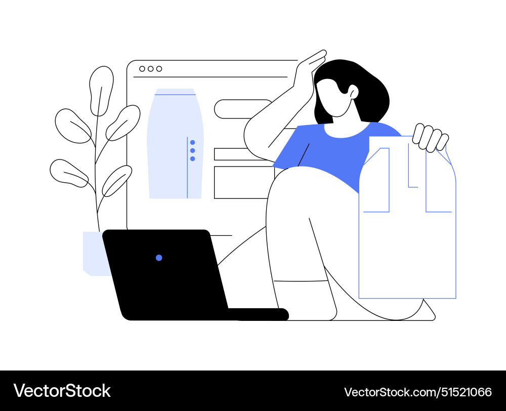 Disappointed with purchase isolated cartoon Vector Image