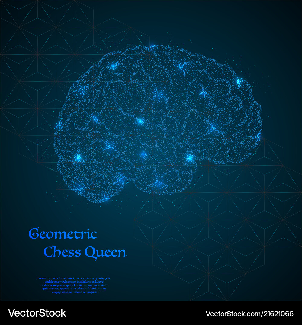 Human brain background Royalty Free Vector Image