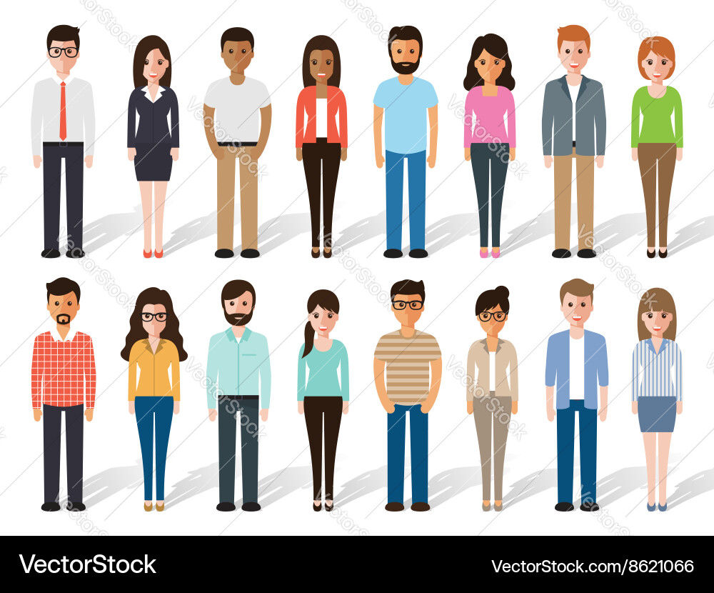 People icon Royalty Free Vector Image - VectorStock