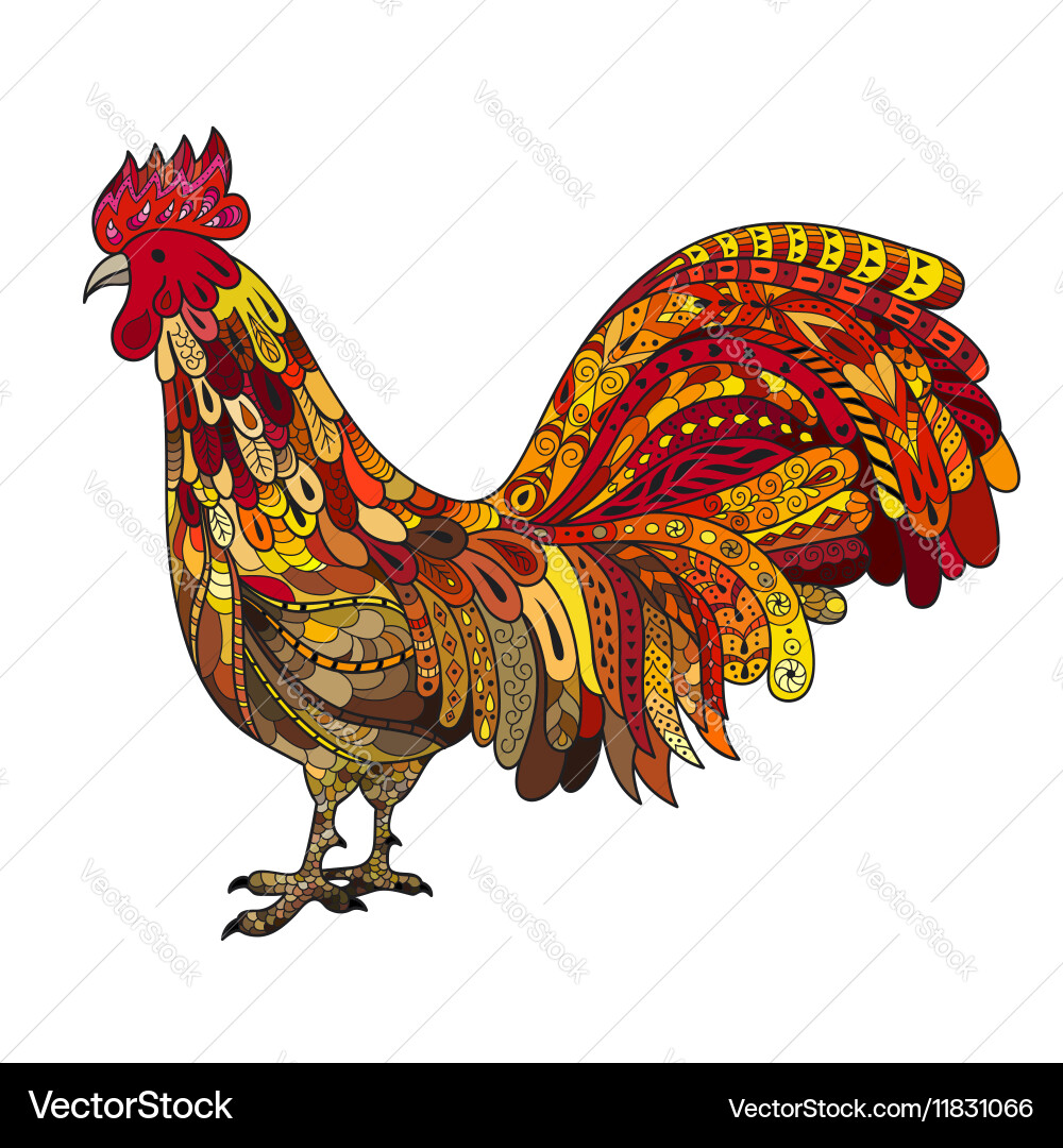 Rooster Royalty Free Vector Image - VectorStock