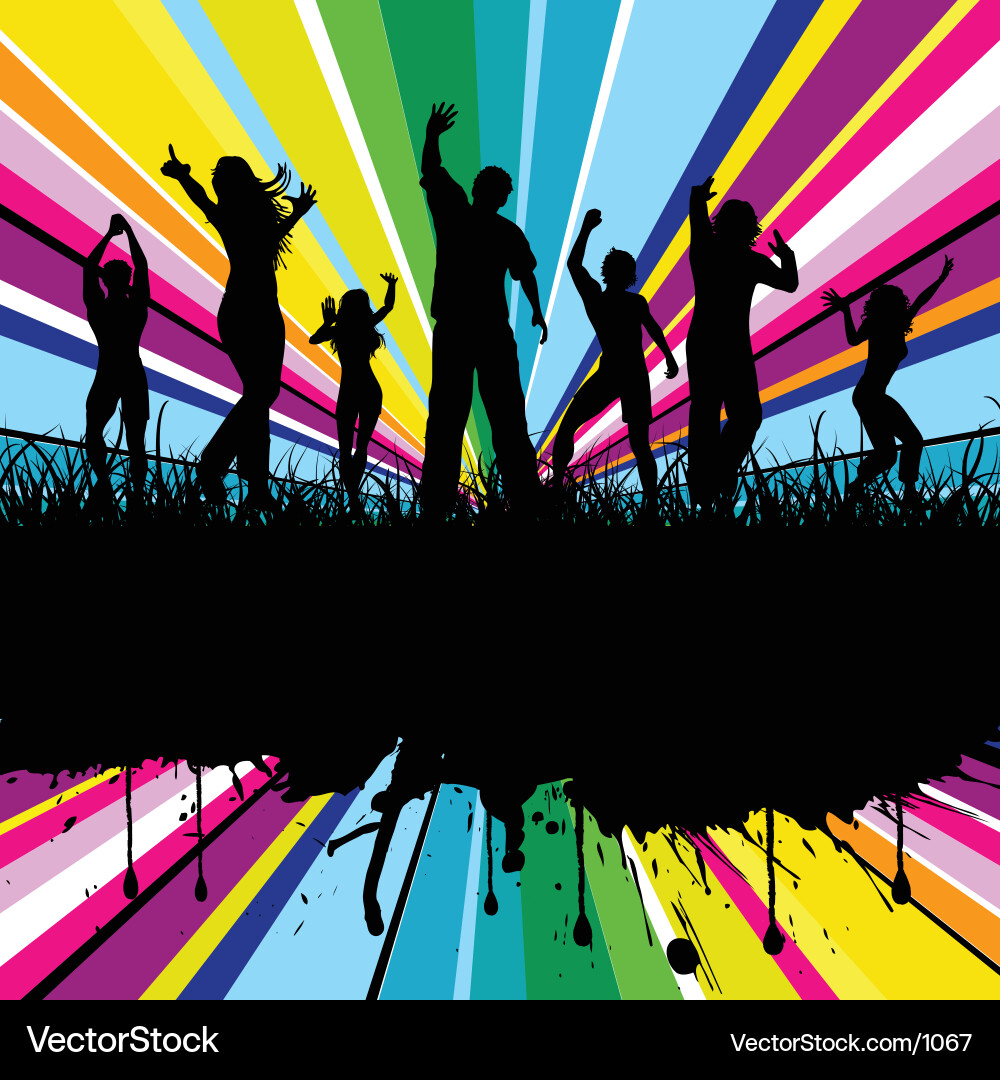 Colourful party Royalty Free Vector Image - VectorStock