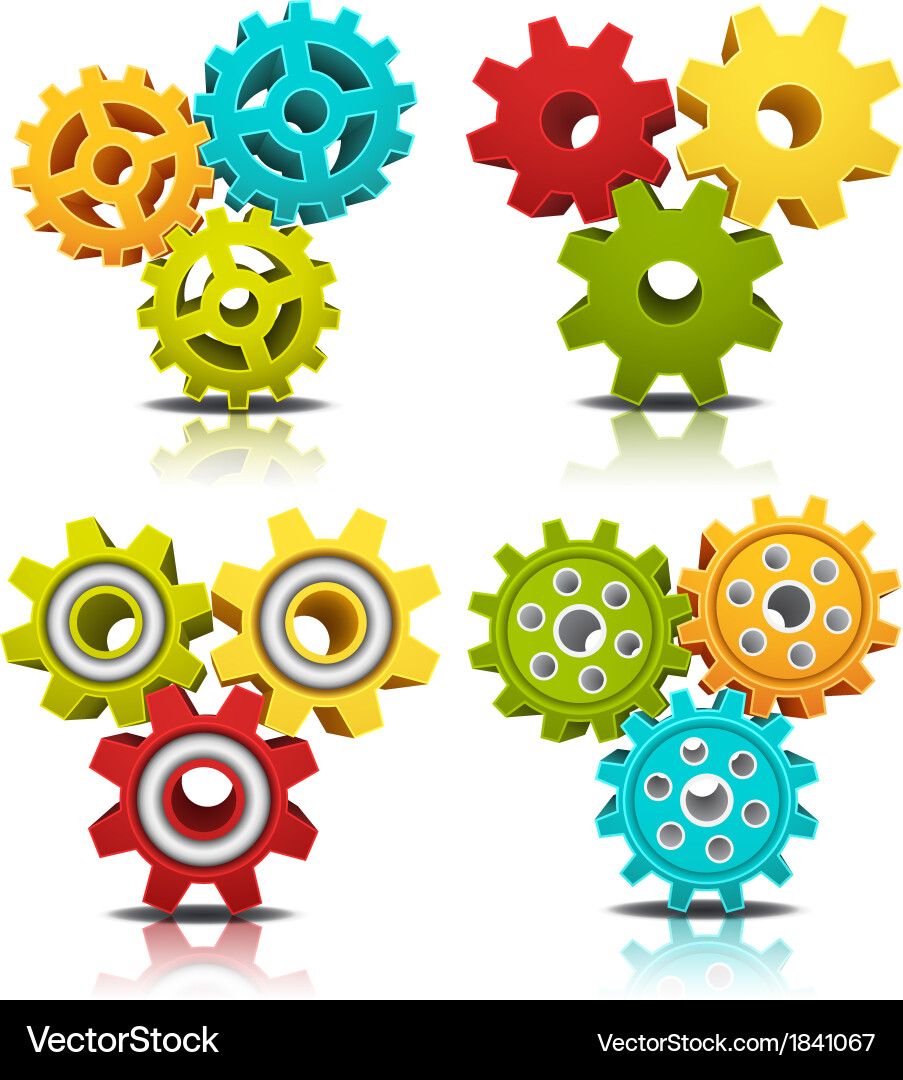 Gears Royalty Free Vector Image - VectorStock