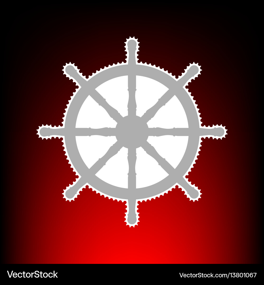 Ship wheel style Royalty Free Vector Image - VectorStock