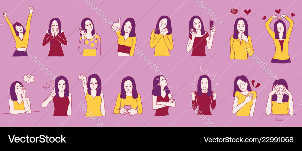 Borderline personality disorder Royalty Free Vector Image