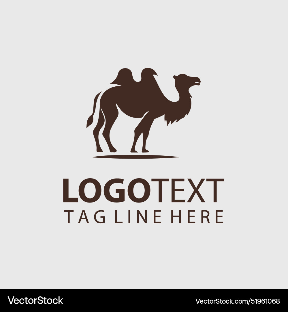 Camel logo Royalty Free Vector Image - VectorStock