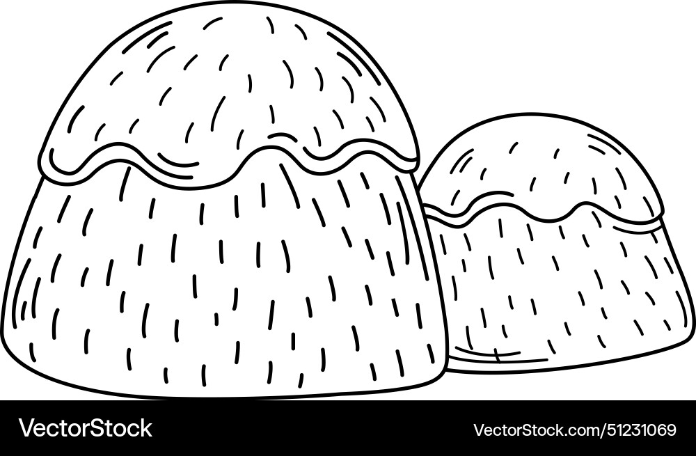 Mountain outline white on background Royalty Free Vector