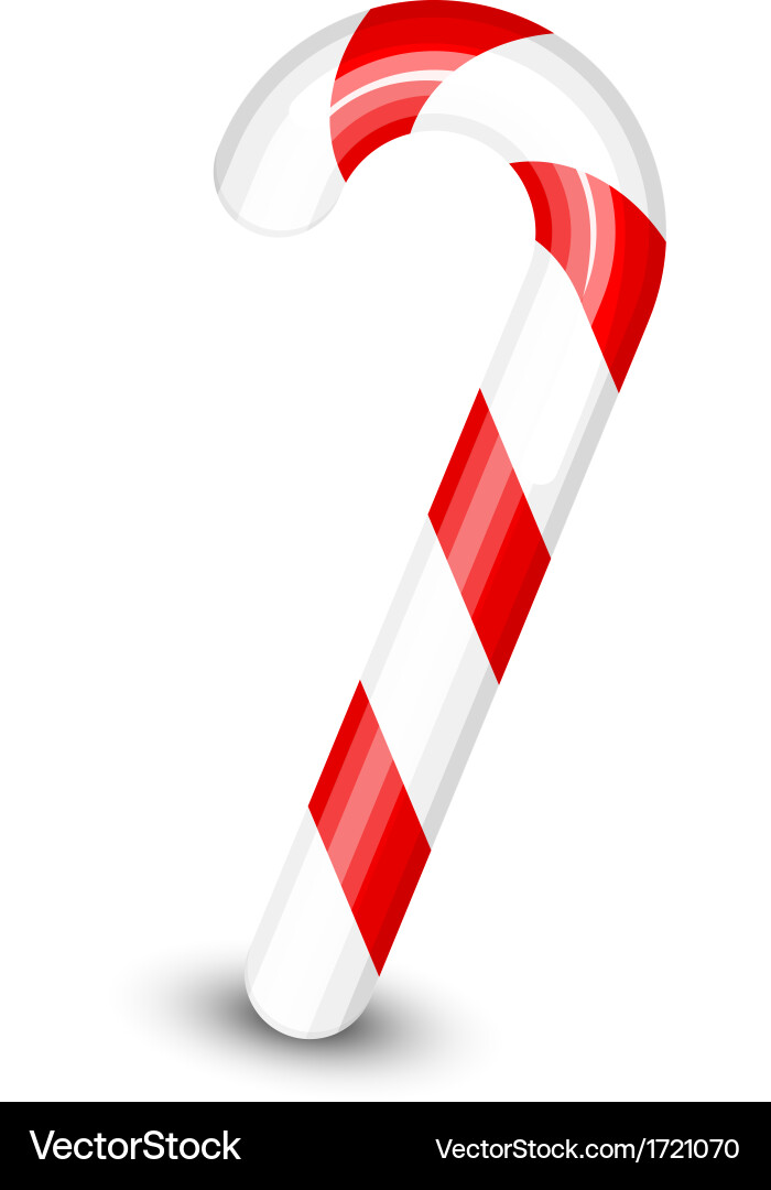 Candy cane Royalty Free Vector Image - VectorStock