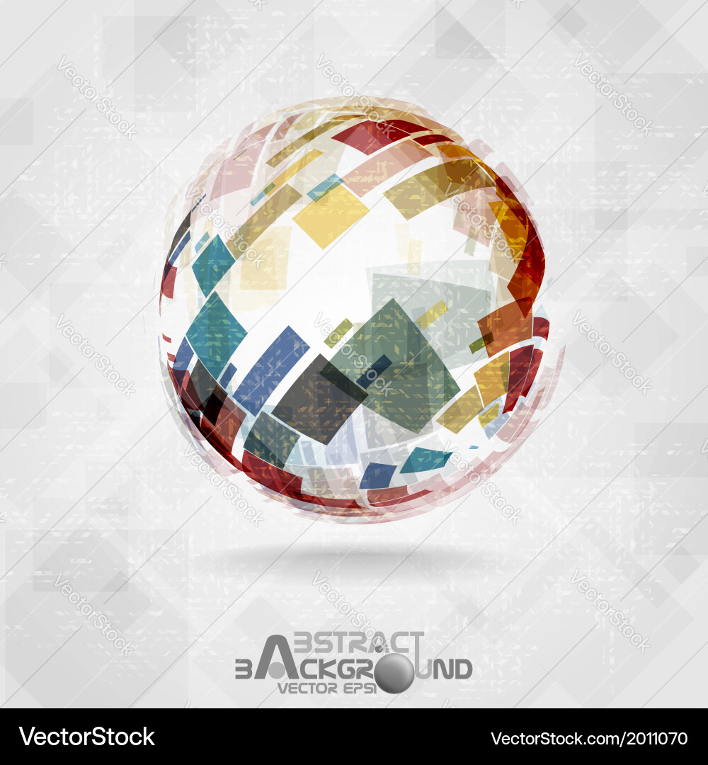 Colorful globe design Royalty Free Vector Image