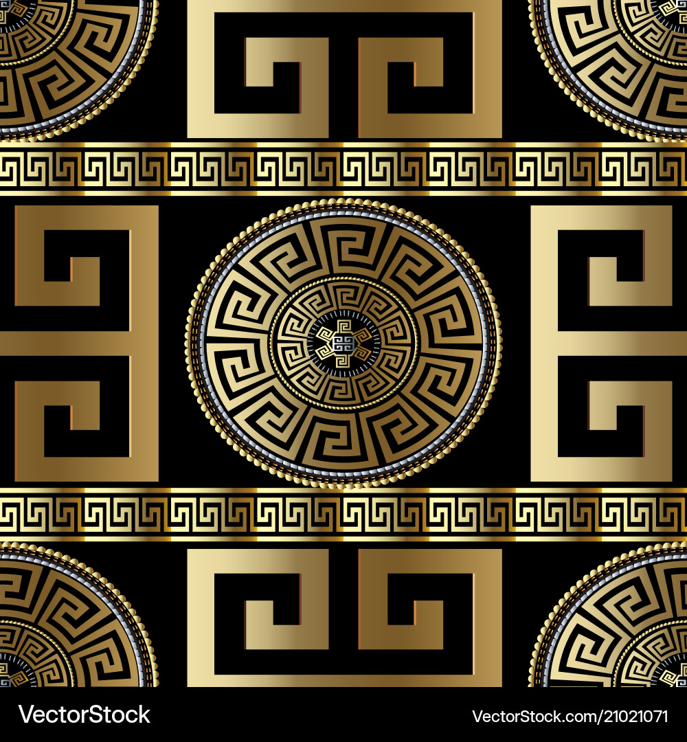 Greek Key Seamless Pattern Royalty Free Vector Image
