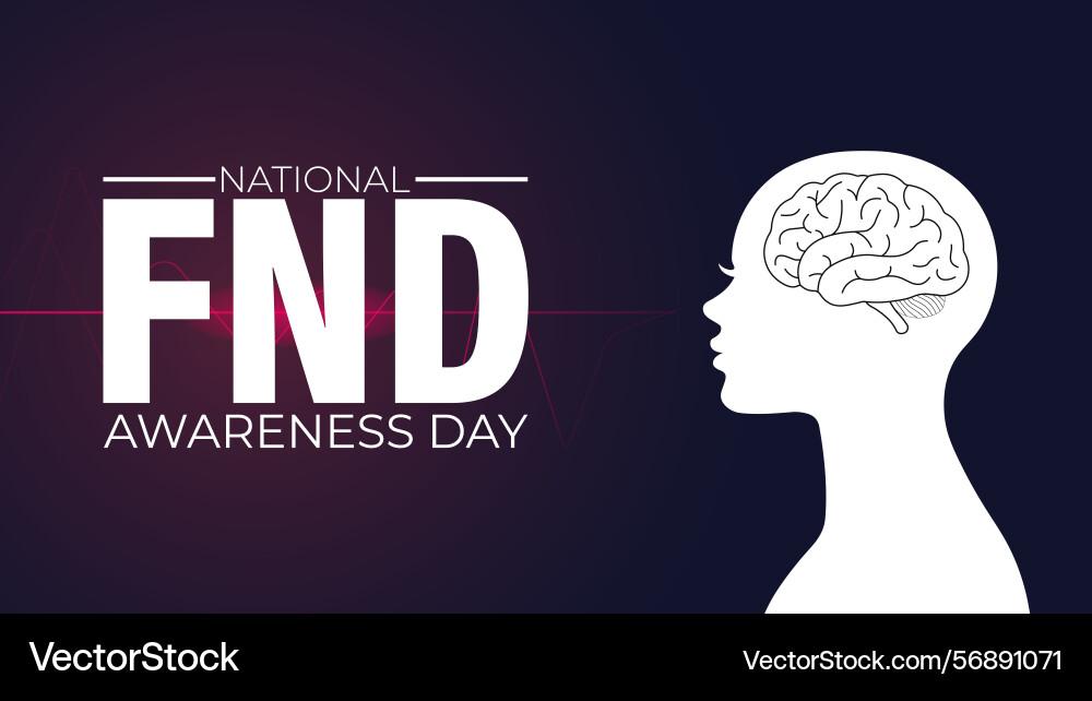 National fnd awareness day understanding Vector Image