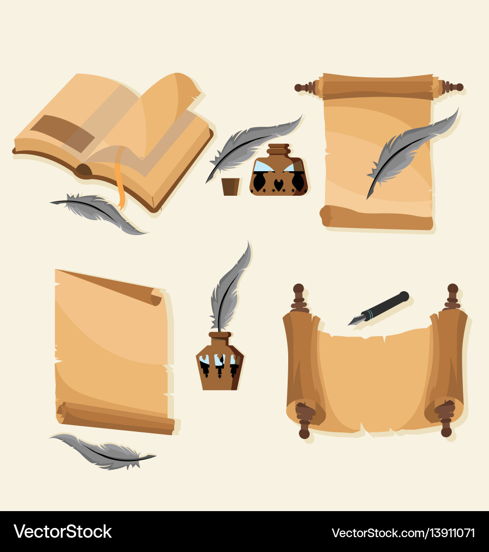 Poem vintage old paper Royalty Free Vector Image