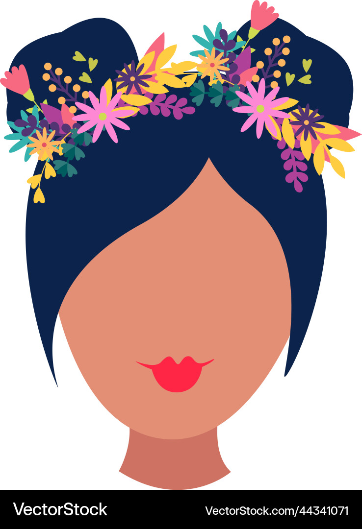 Spring girl Royalty Free Vector Image - VectorStock