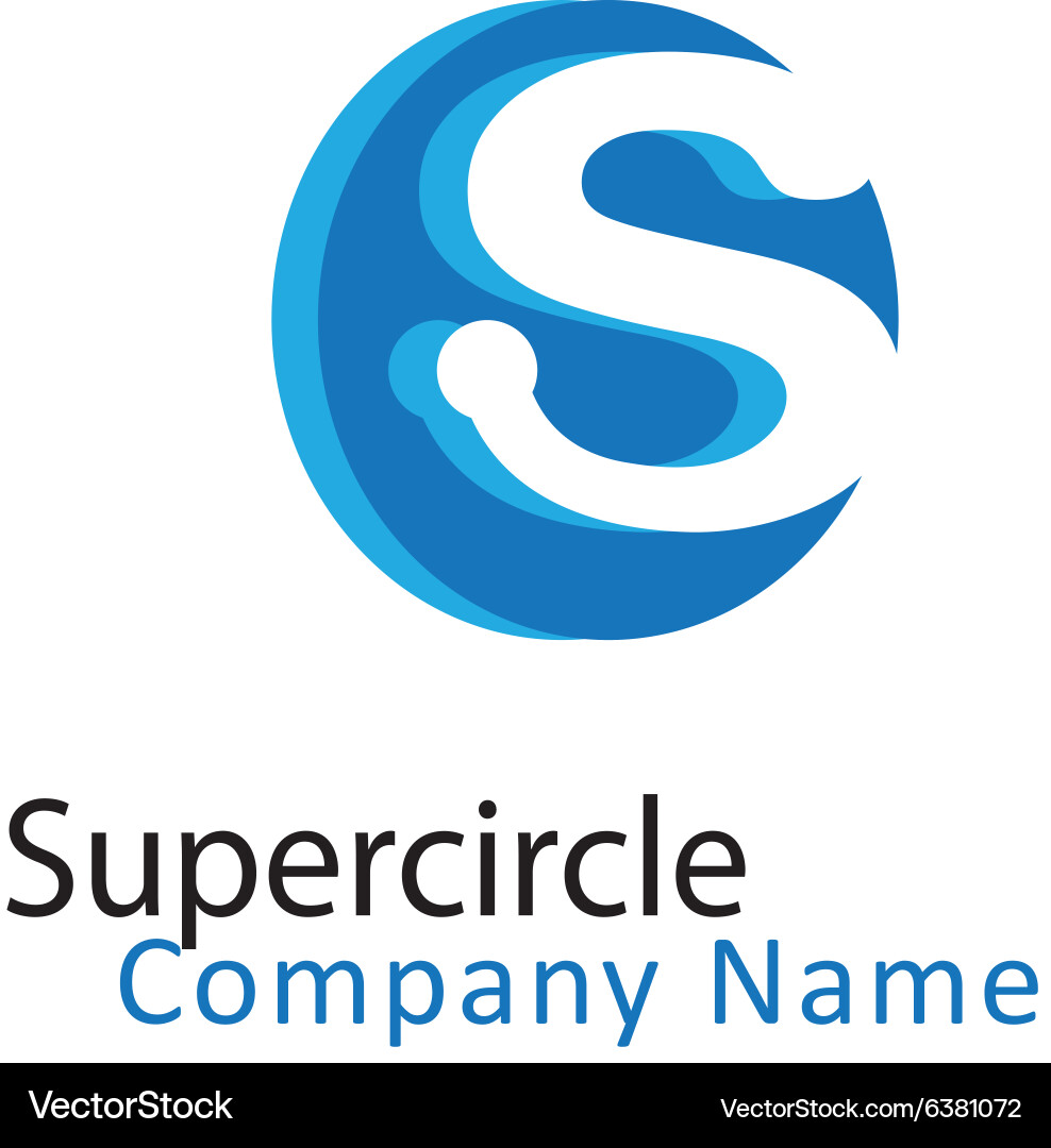 Super circle design Royalty Free Vector Image - VectorStock
