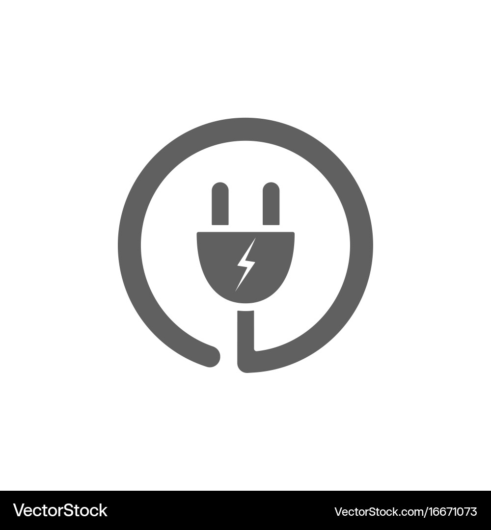 Electric Plug Icon Royalty Free Vector Image - VectorStock