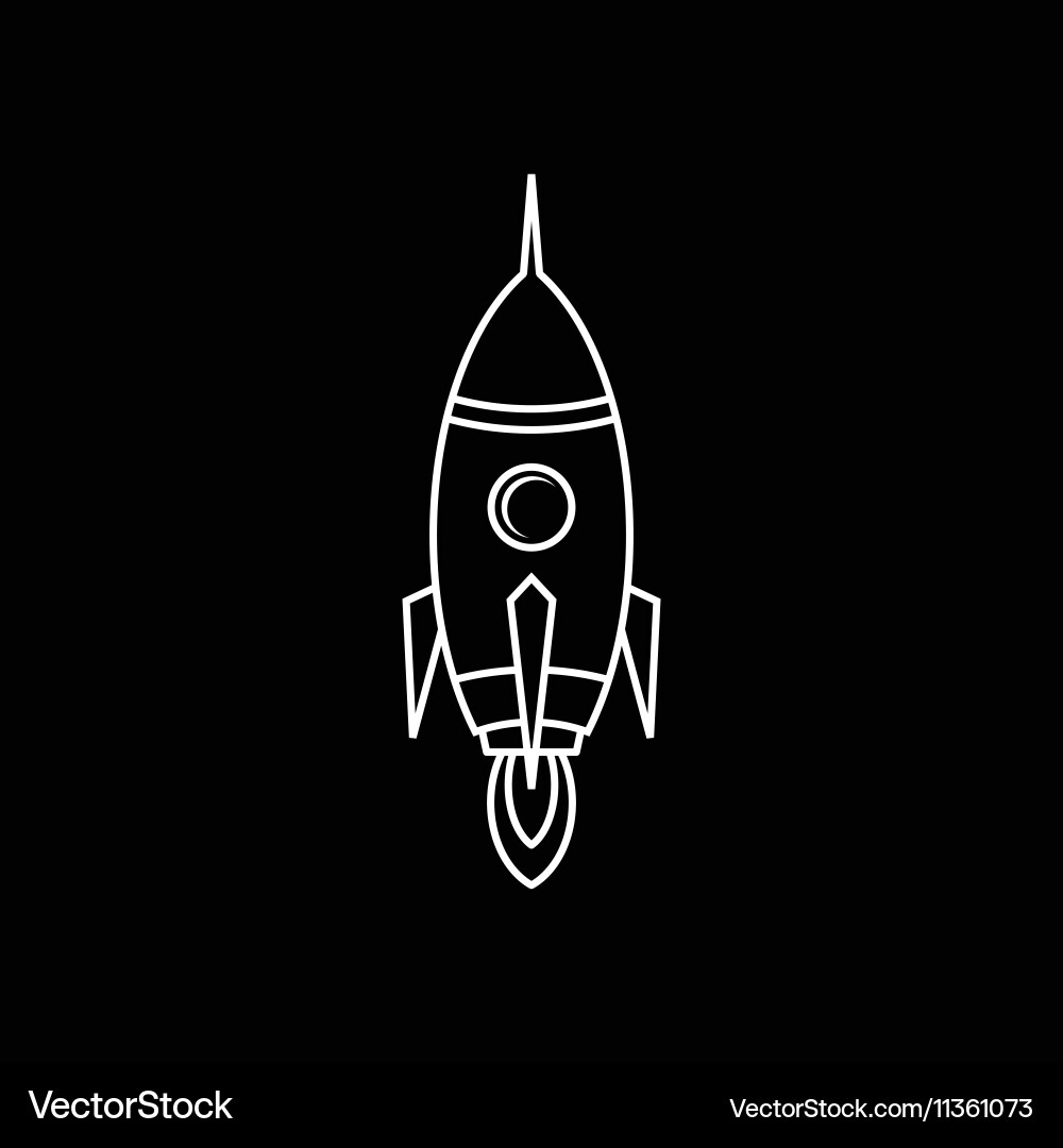 Rocket icon Royalty Free Vector Image - VectorStock
