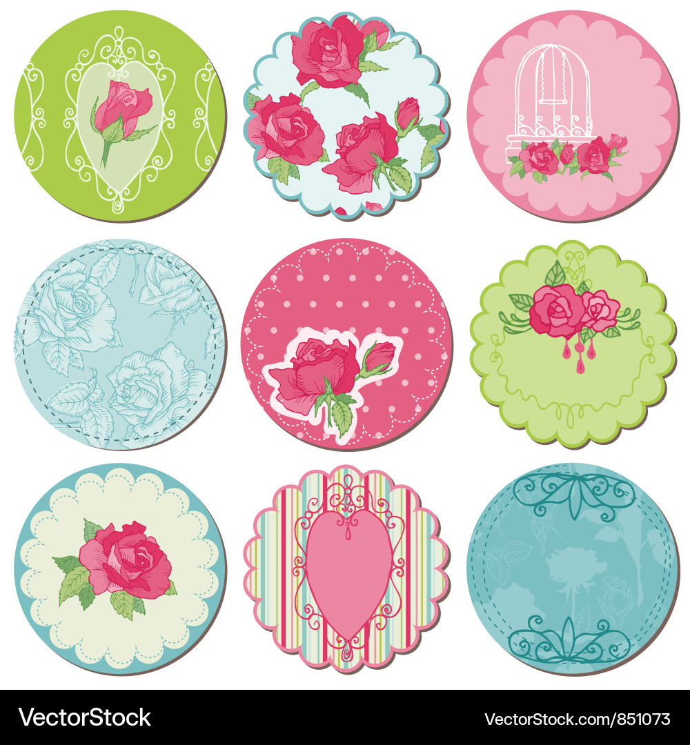 Scrapbook design elements Royalty Free Vector Image