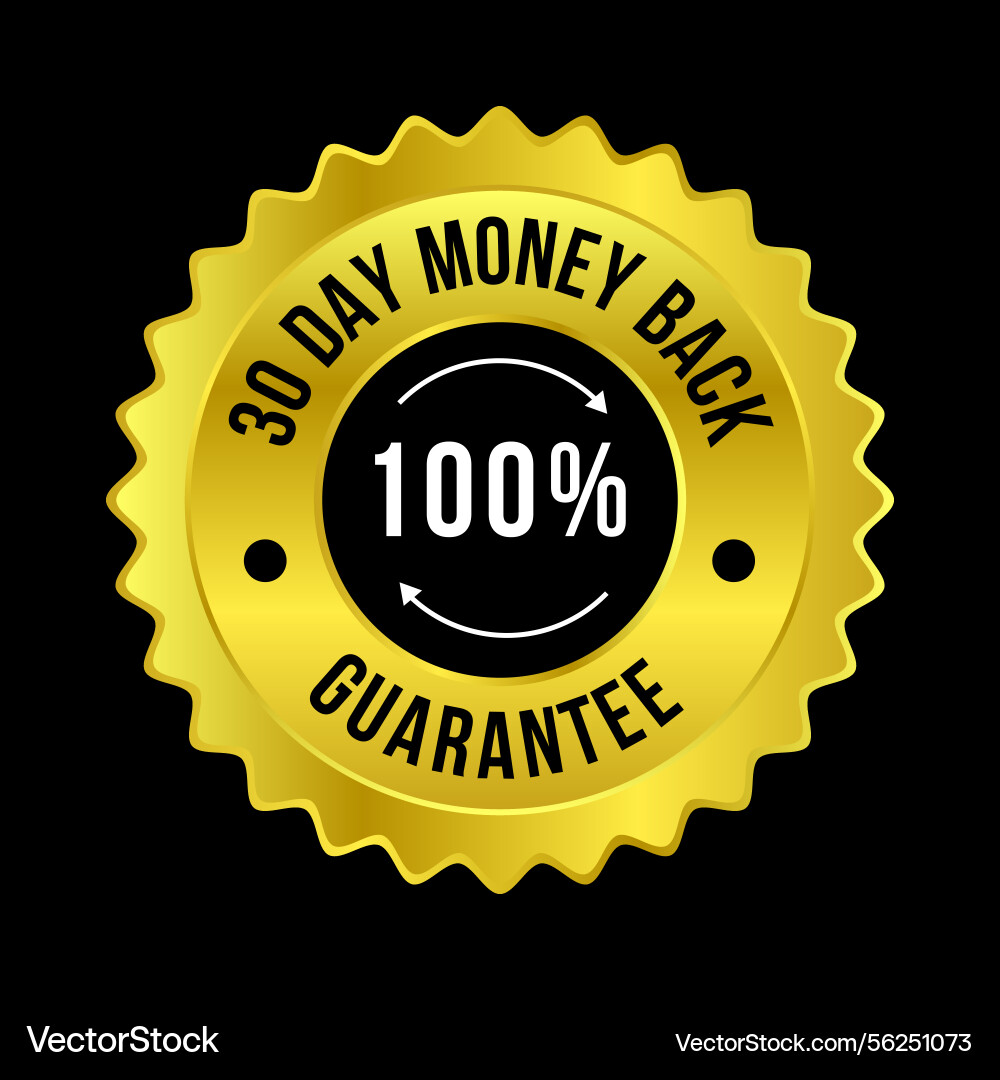 Understanding our money-back Royalty Free Vector Image