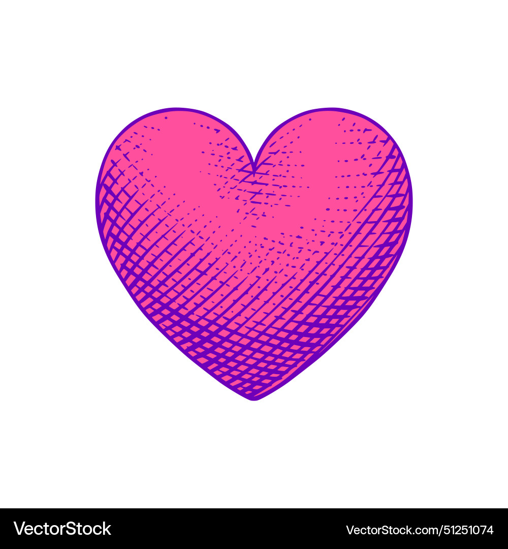 Heart vintage Royalty Free Vector Image - VectorStock