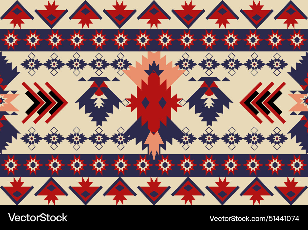 Native Turkish Tribal Pattern Royalty Free Vector Image