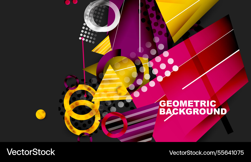 Abstract background - overlapping circles Vector Image