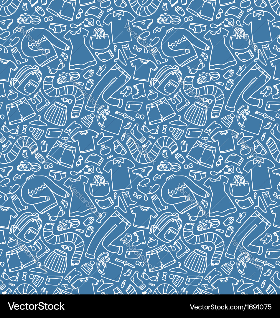 Clothes pattern Royalty Free Vector Image - VectorStock