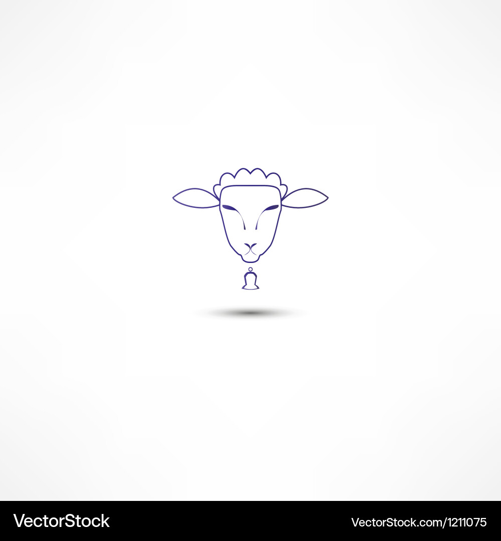 Sheep icon Royalty Free Vector Image - VectorStock