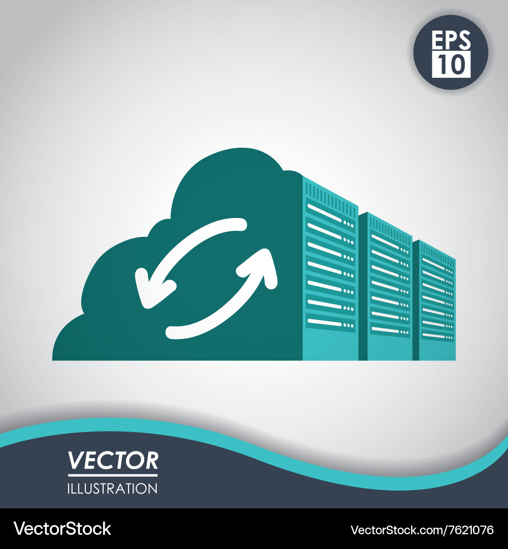 Data center design Royalty Free Vector Image - VectorStock