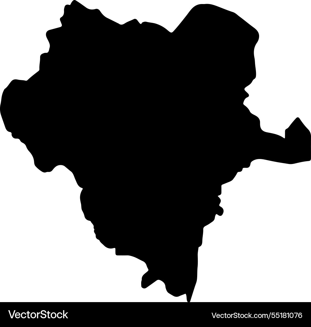 Durango mexico silhouette map Royalty Free Vector Image