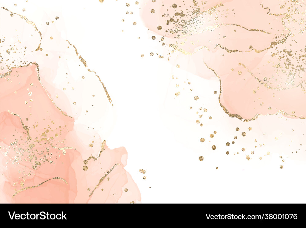 Dusty Blush Marbled Alcohol Ink Royalty Free Vector Image