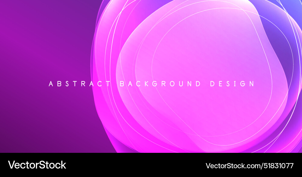 Colorful transparent flowing fluid shapes Vector Image