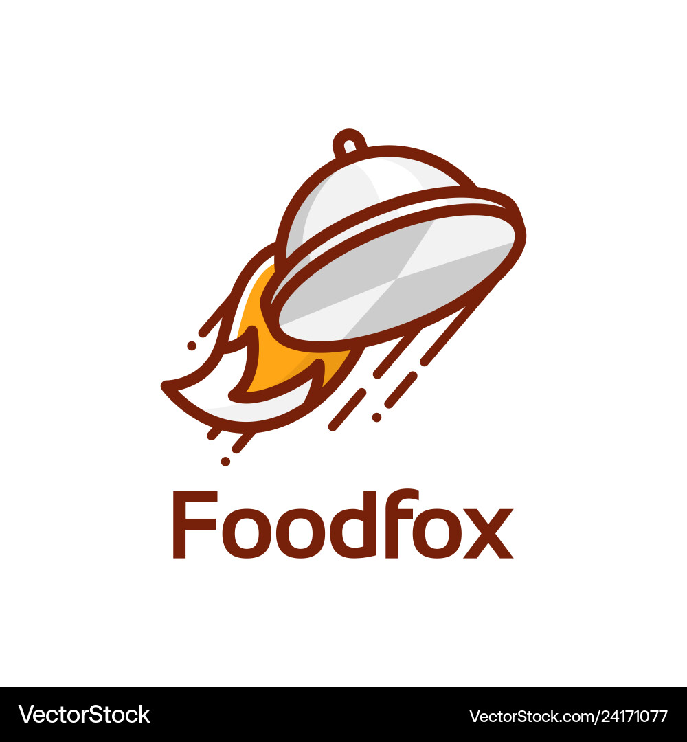 Food fox logo Royalty Free Vector Image - VectorStock