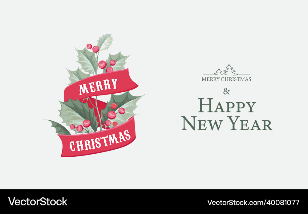 Happy new year background greeting card Royalty Free Vector