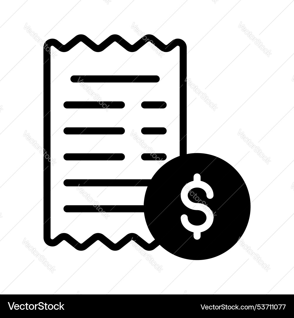 Invoice Royalty Free Vector Image - VectorStock